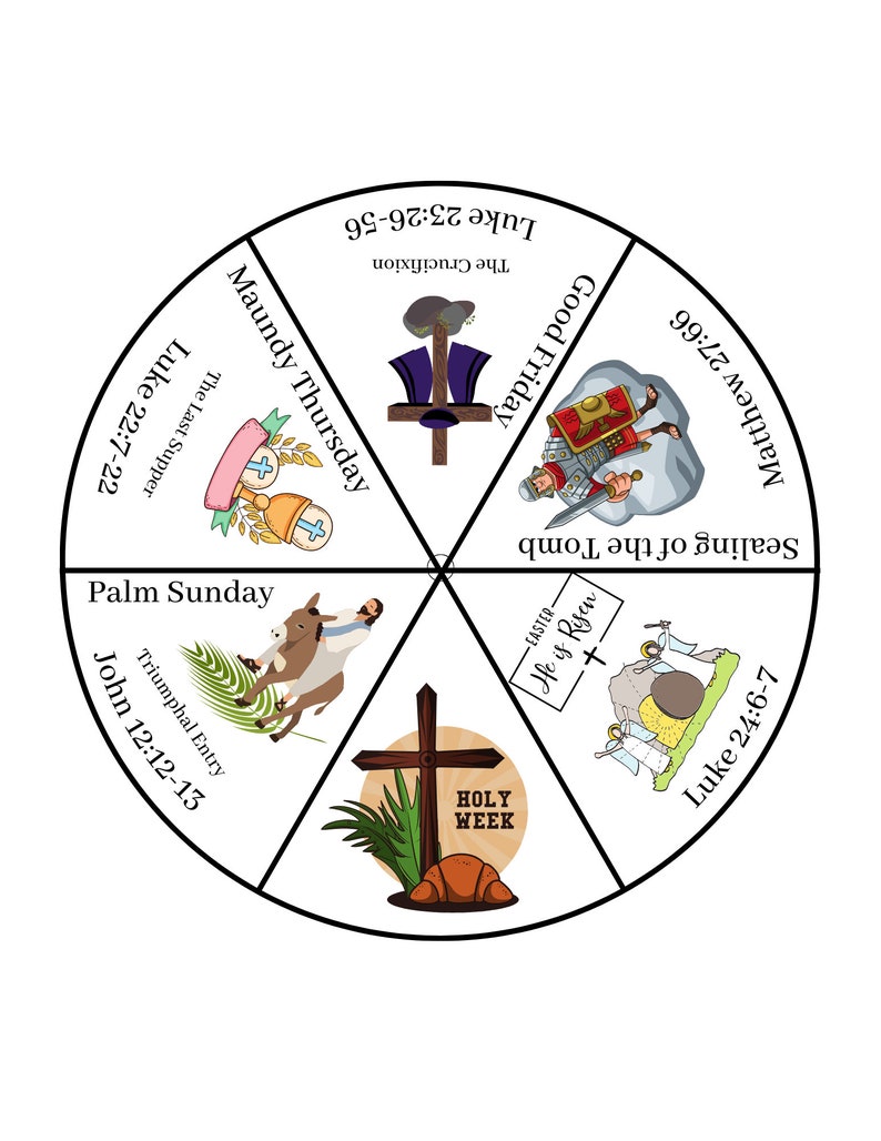 Holy Week Kids Printable Activities, Easter Activities for Kids ...