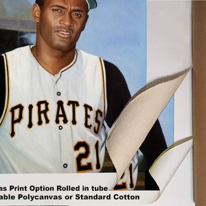 Roberto Clemente Pittsburgh Pirates MLB Baseball 1st First Base Art ...