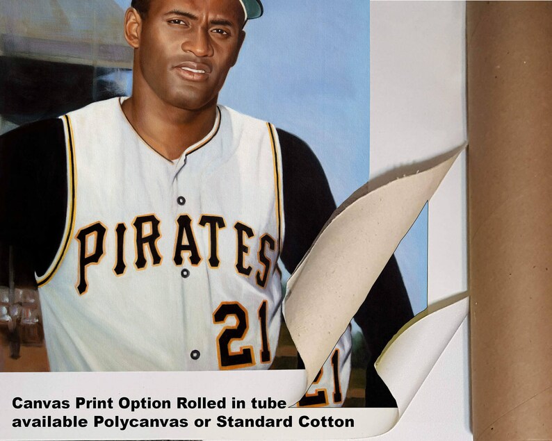 Roberto Clemente Pittsburgh Pirates MLB Baseball 1st First Base Art ...