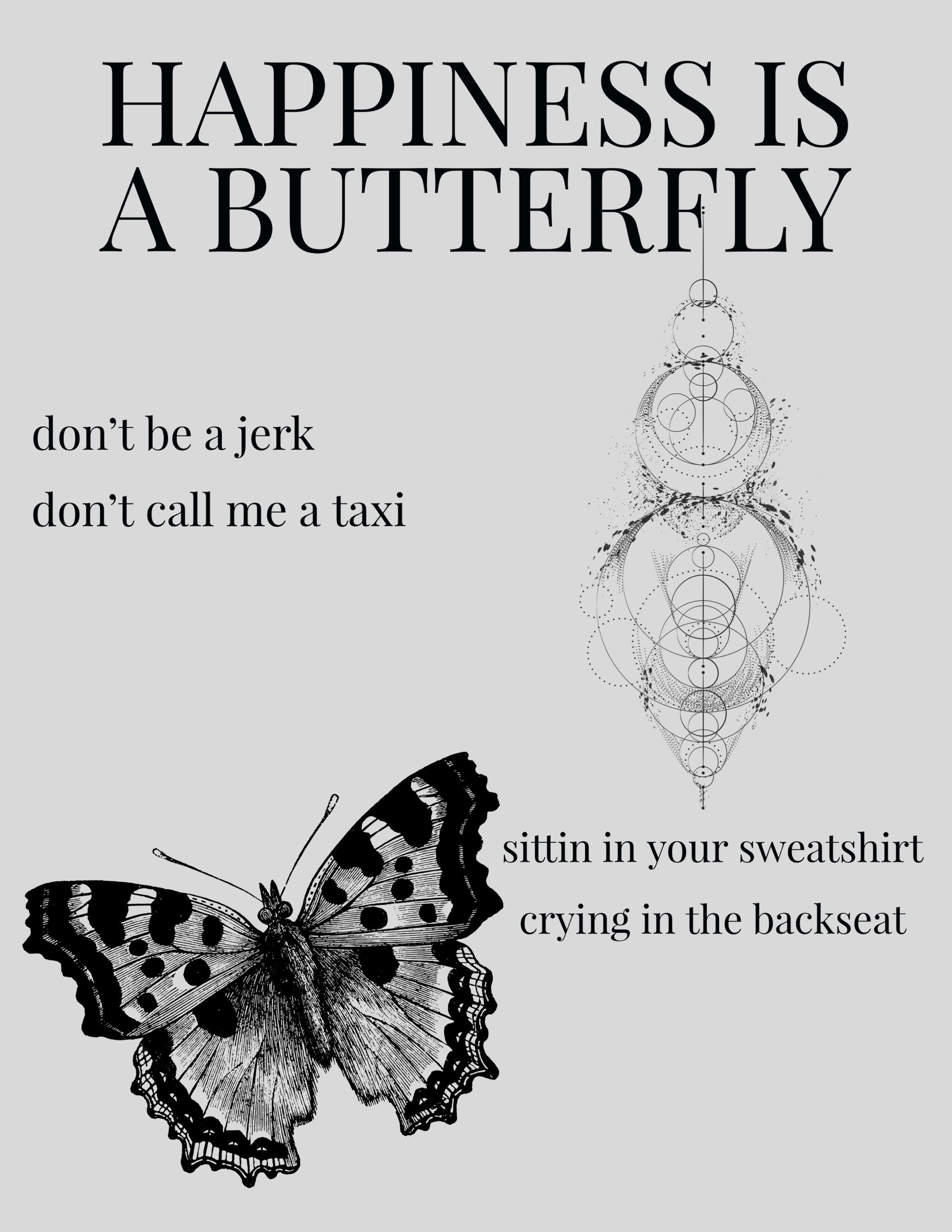 Lana Del Rey Poster Happiness is a Butterfly Poster Lana Del - Etsy