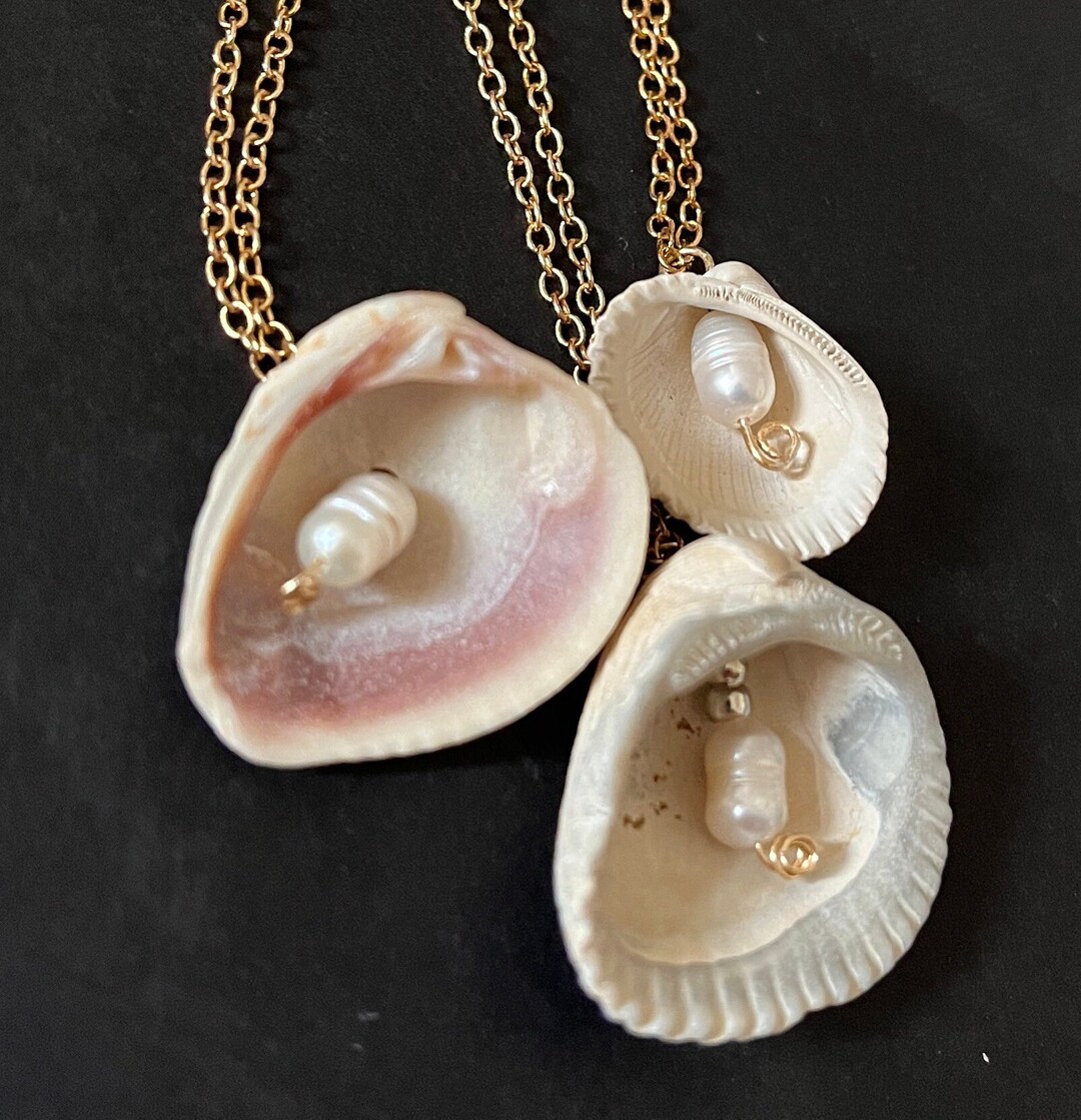 Seashell Necklace, Mermaid Core, Ocean Jewelry, Seashell, Seashell ...