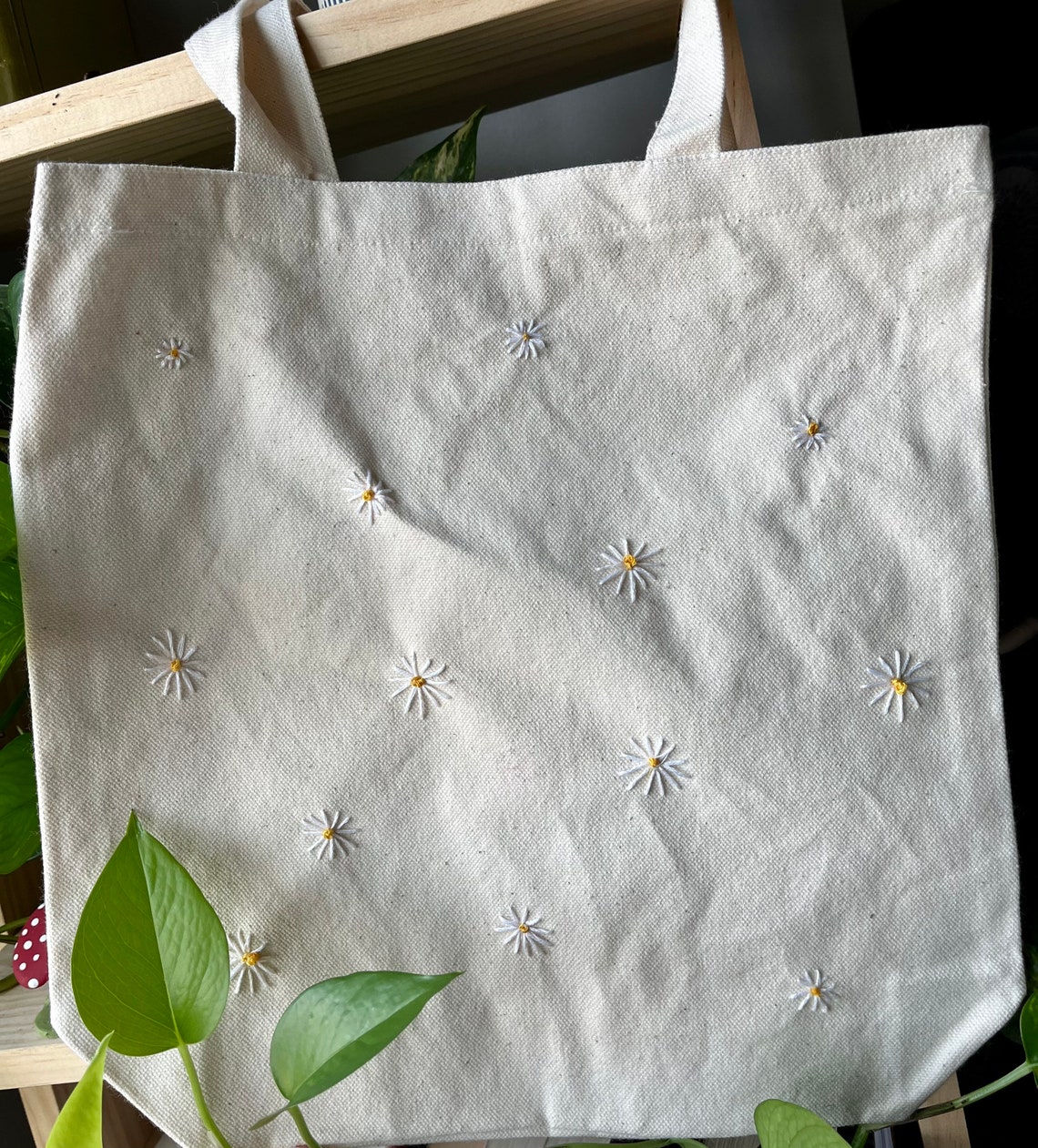 Custom Picture/print Tote, Hand-painted Tote, Hand Embroidered, Totes ...