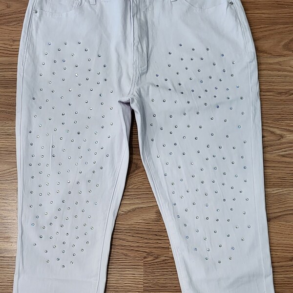 Rhinestone Jeans - Etsy