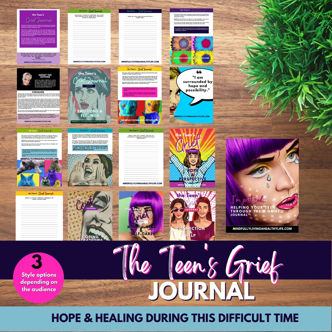 The Grief Companion: A Journal for Navigating Loss Digital - Etsy