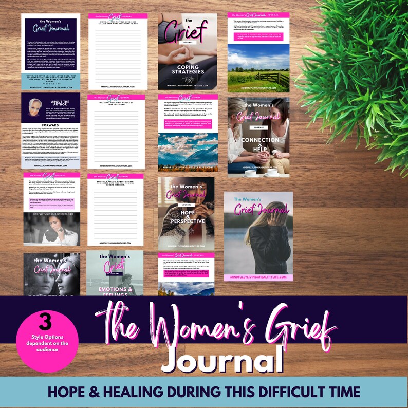 The Grief Companion: A Journal for Navigating Loss Digital - Etsy