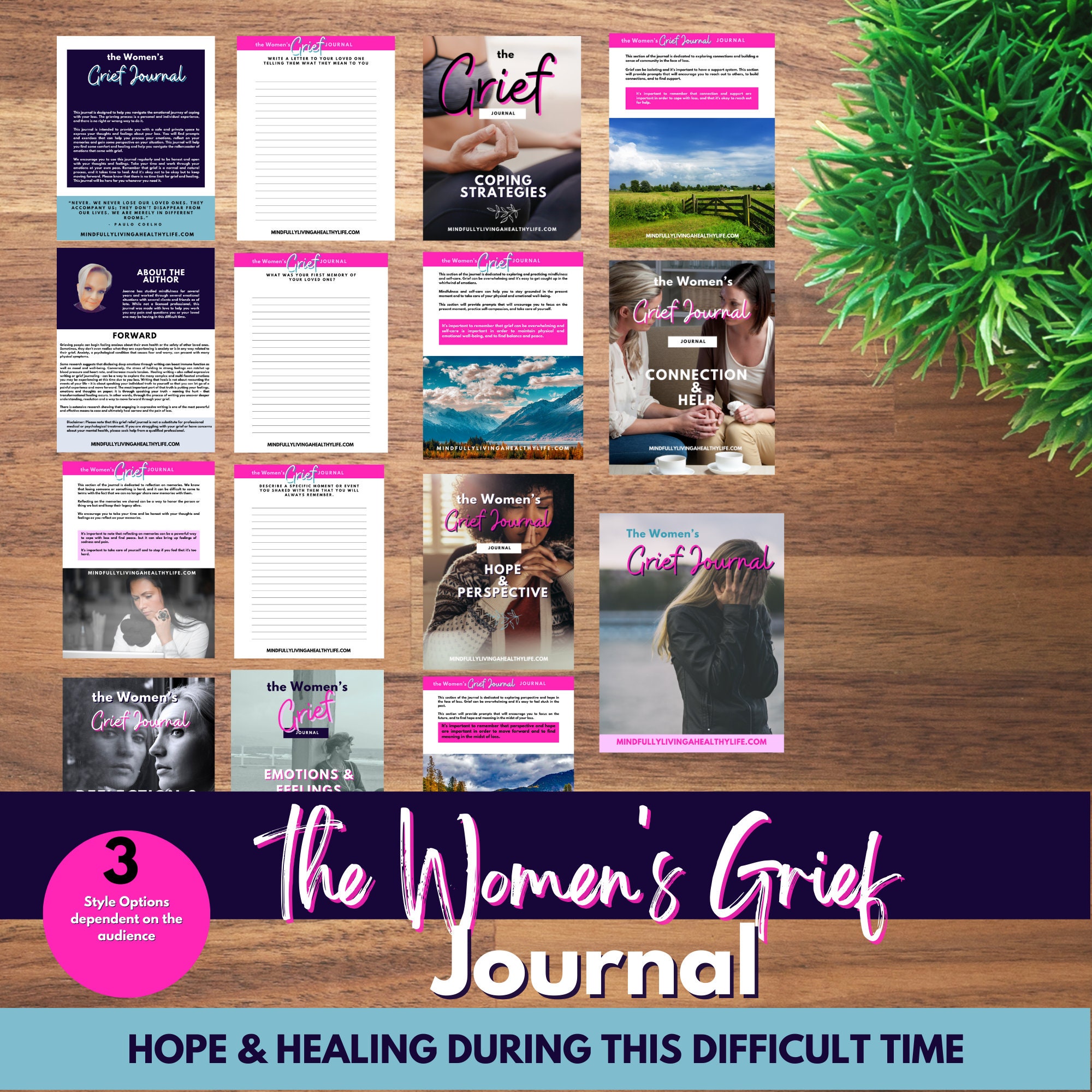 The Grief Companion: A Journal for Navigating Loss Digital Download - Etsy