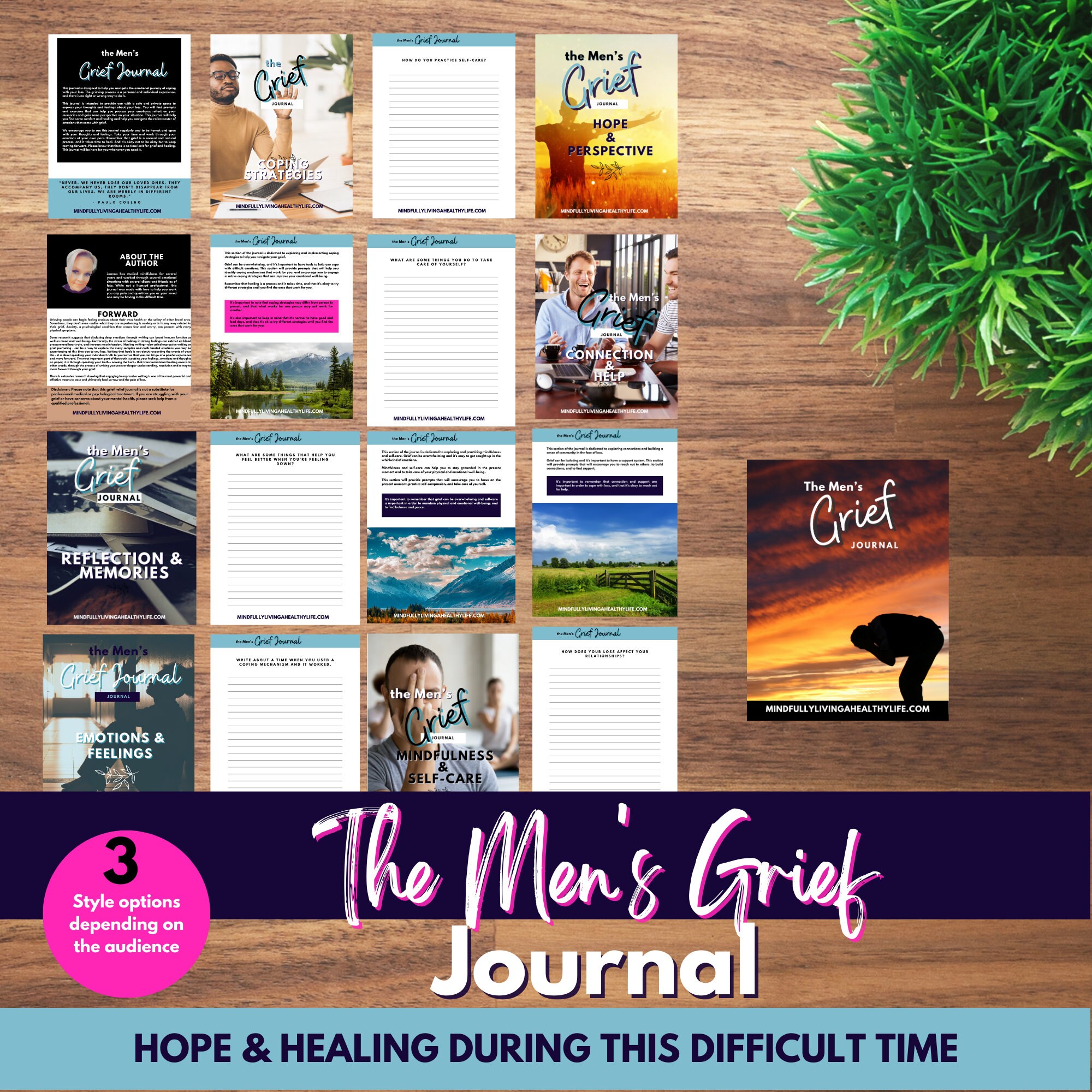 The Grief Companion: A Journal for Navigating Loss Digital Download - Etsy