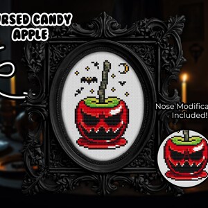 Cursed Apples - Digital Cross Stitch Pattern, Instant PDF Download ...