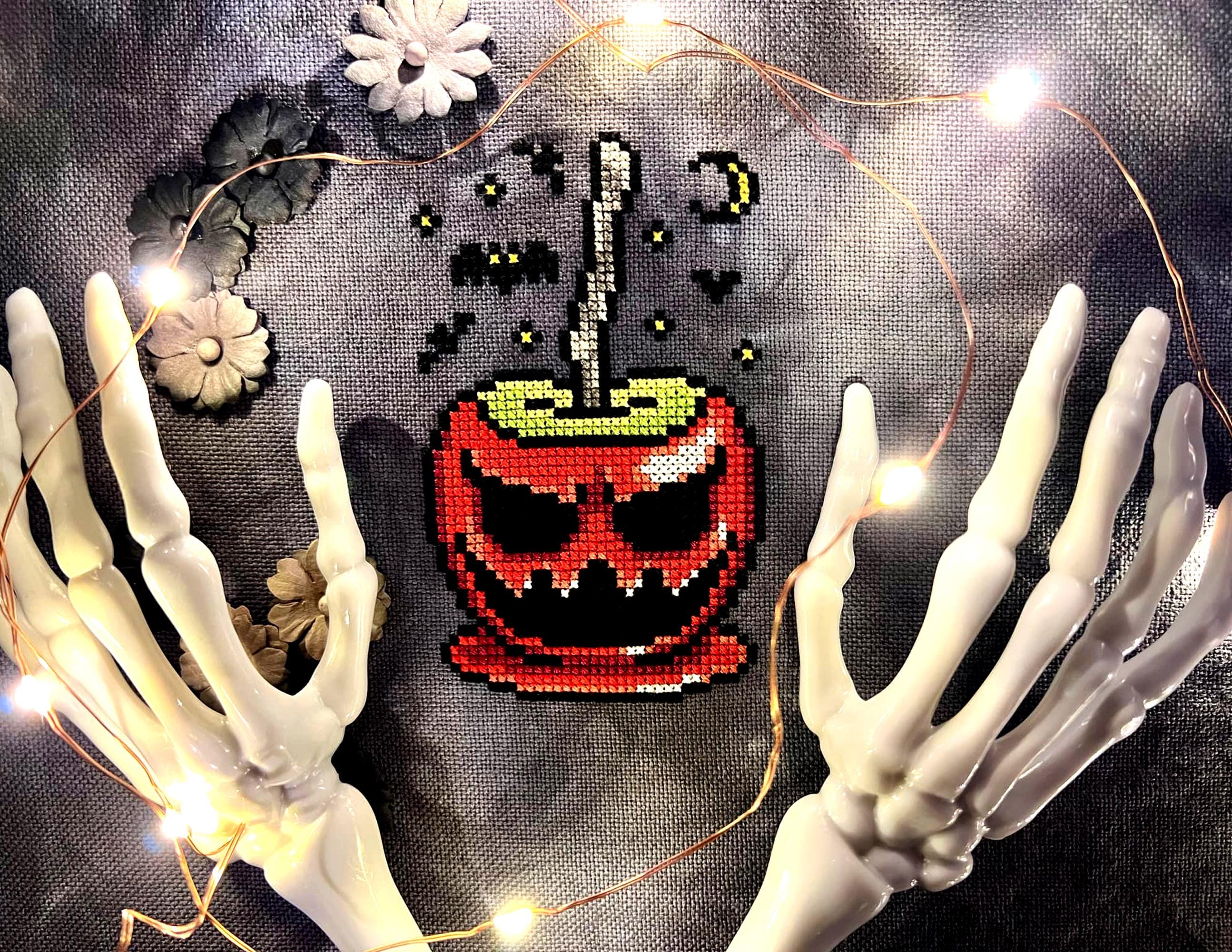 Cursed Apples - Digital Cross Stitch Pattern, Instant PDF Download ...