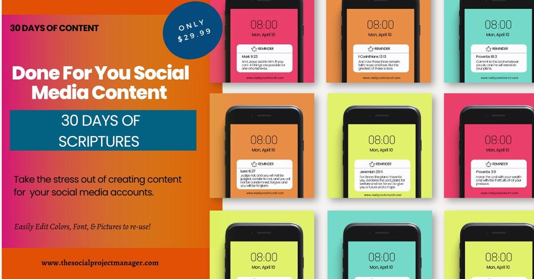 30 Christian Instagram Scriptures | Faith Marketing | Religious Post ...