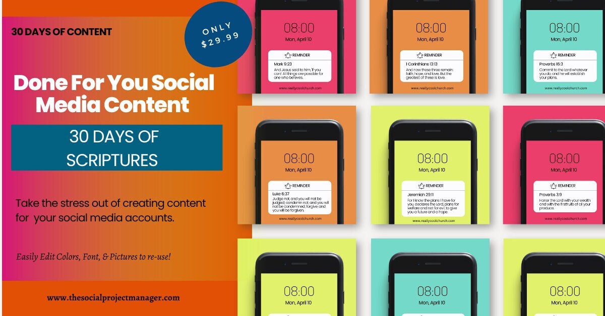 30 Christian Instagram Scriptures | Faith Marketing | Religious Post ...