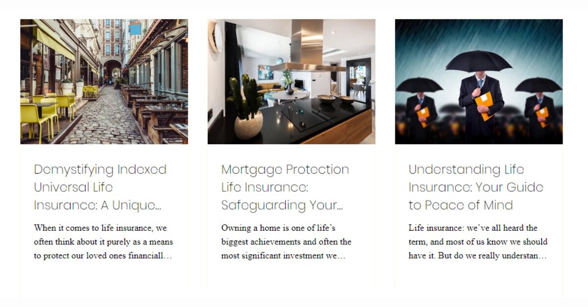 Wix Website Template - Wix Website Design Life Insurance Wix Templates ...