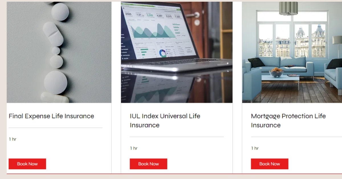 Wix Website Template - Wix Website Design Life Insurance Wix Templates ...
