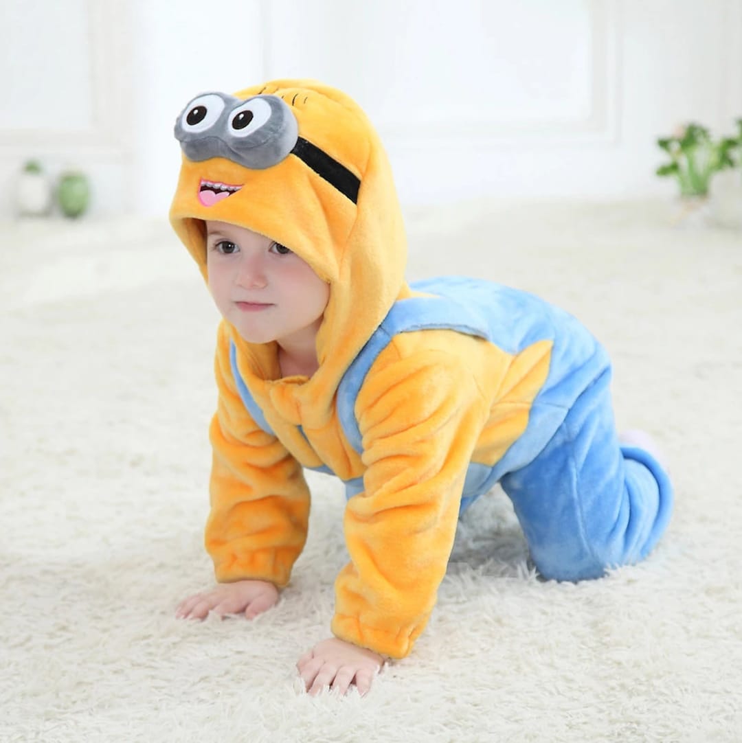 Buy Minion Baby Costume Minion Costume for Babies Warm and Soft Baby ...
