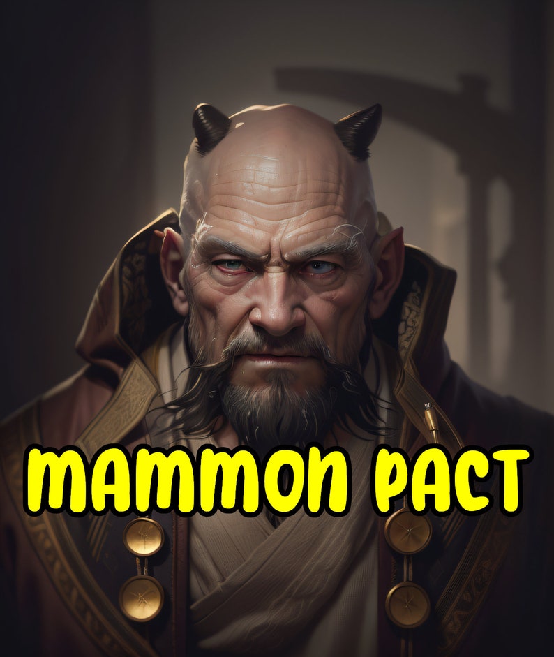 LORD MAMMON PACT Wealth Magic Ritual for Cash Abundance Rich Demon ...