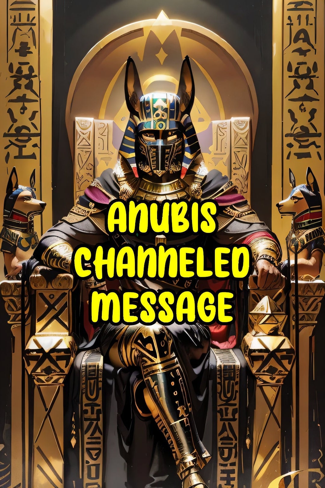 Channeled Message From Anubis, Godly Advice Guidance Communication ...