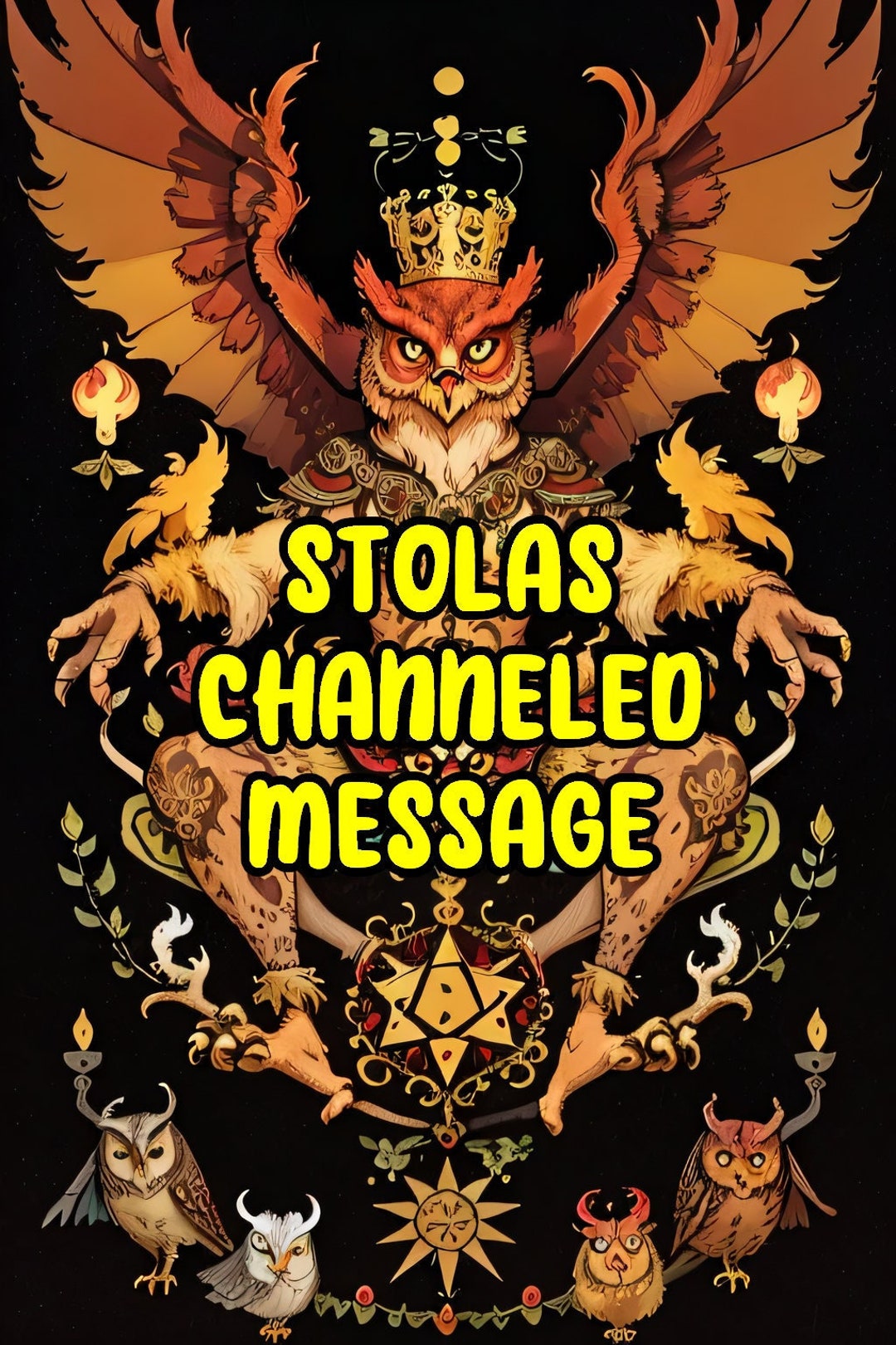 Channeled Message From Stolas, Demonic Advice Channeling, Infernal ...