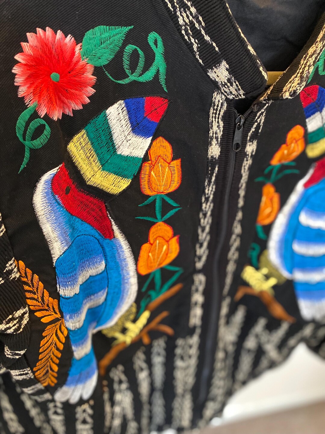 Men’s Vintage Embroidered Jacket - Etsy