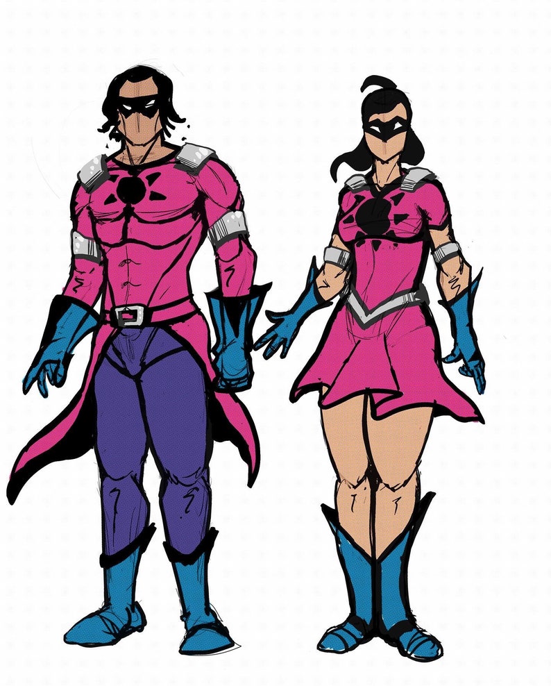 Superhero Body Type Template digital File PNG 3000pixels X - Etsy Ireland