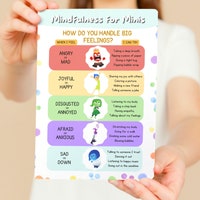 Inside Out Feelings Chart Digital Download | Emotional Awareness ...