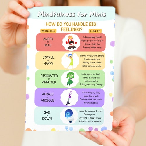 Inside Out Helping Kids With Big Feelings Mindfulness - Etsy