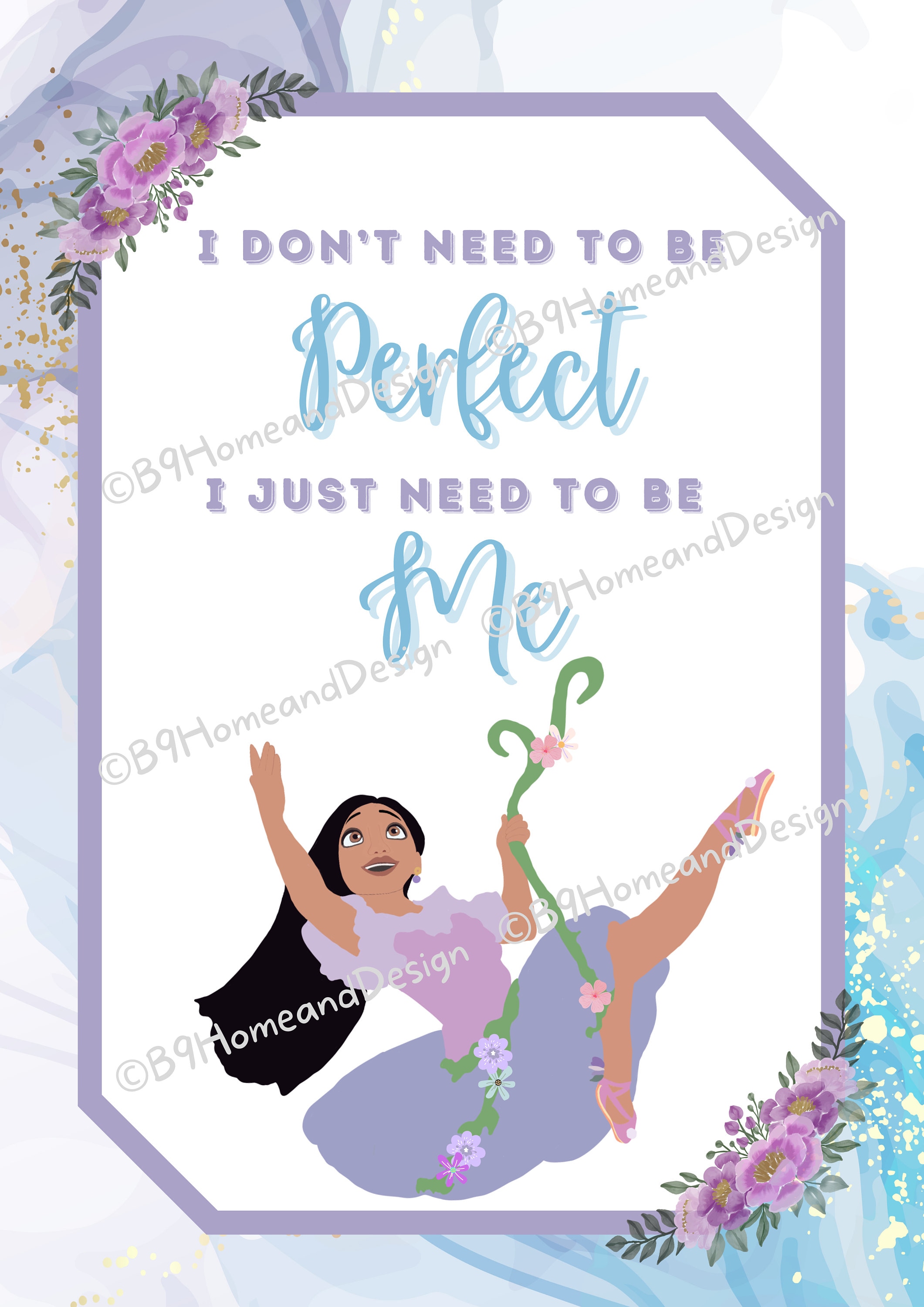 Encanto Isabela (isabella) Perfectly Me Quote Print Downloadable ...