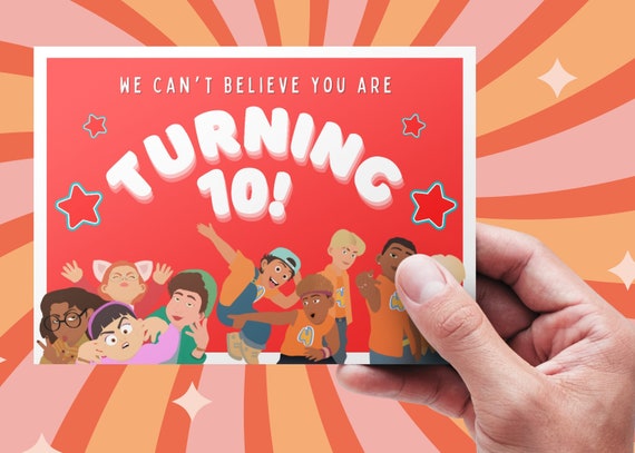 Turning Red Personalizable Birthday Greeting Card Featuring - Etsy