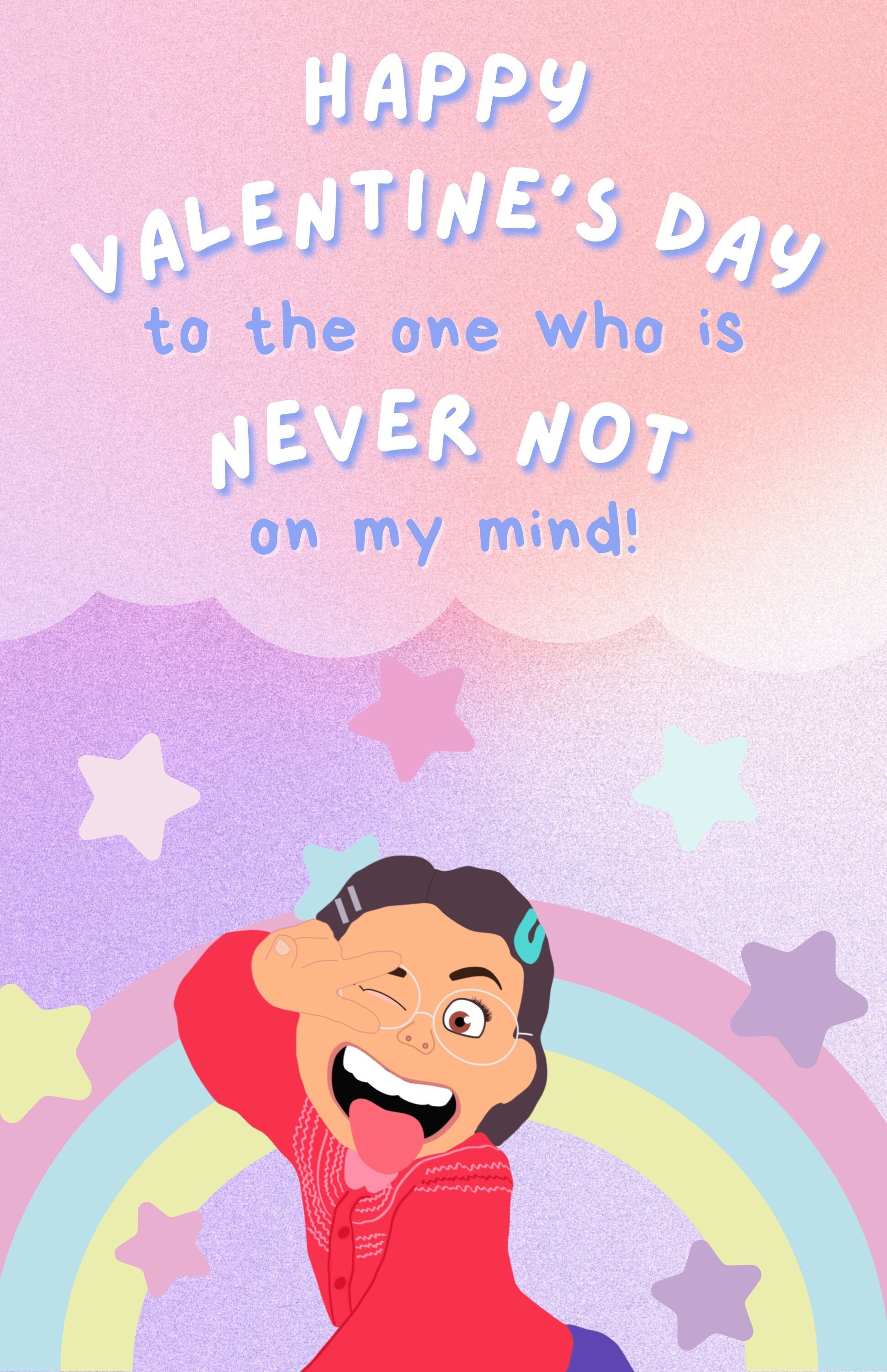 Turning Red Valentine’s Day Card - Digital File - Etsy