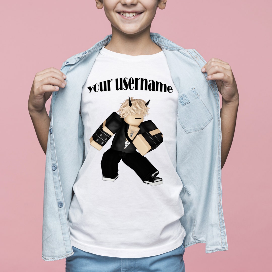 ROBLOX CUSTOM AVATAR Shirt Your Username Your Own Outfit - Etsy Australia