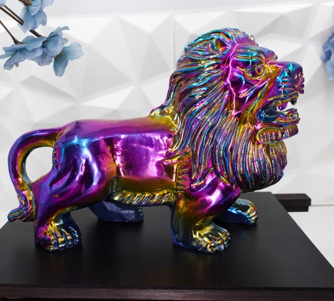 8 LB, Titanium Quartz Lion - Connecting With Your Inner Strength - Etsy