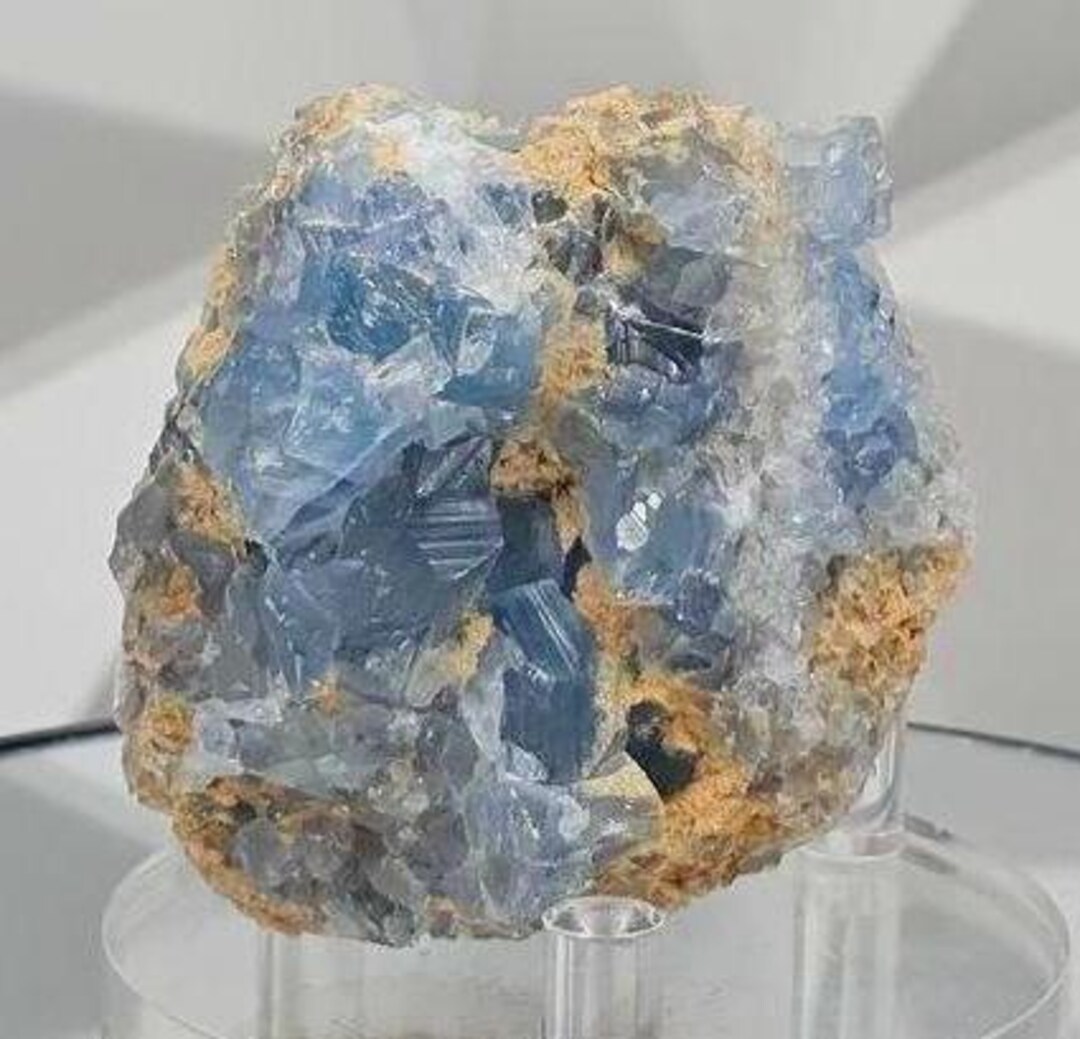 Celestite Geode, Third Eye Chakra Stone - Etsy