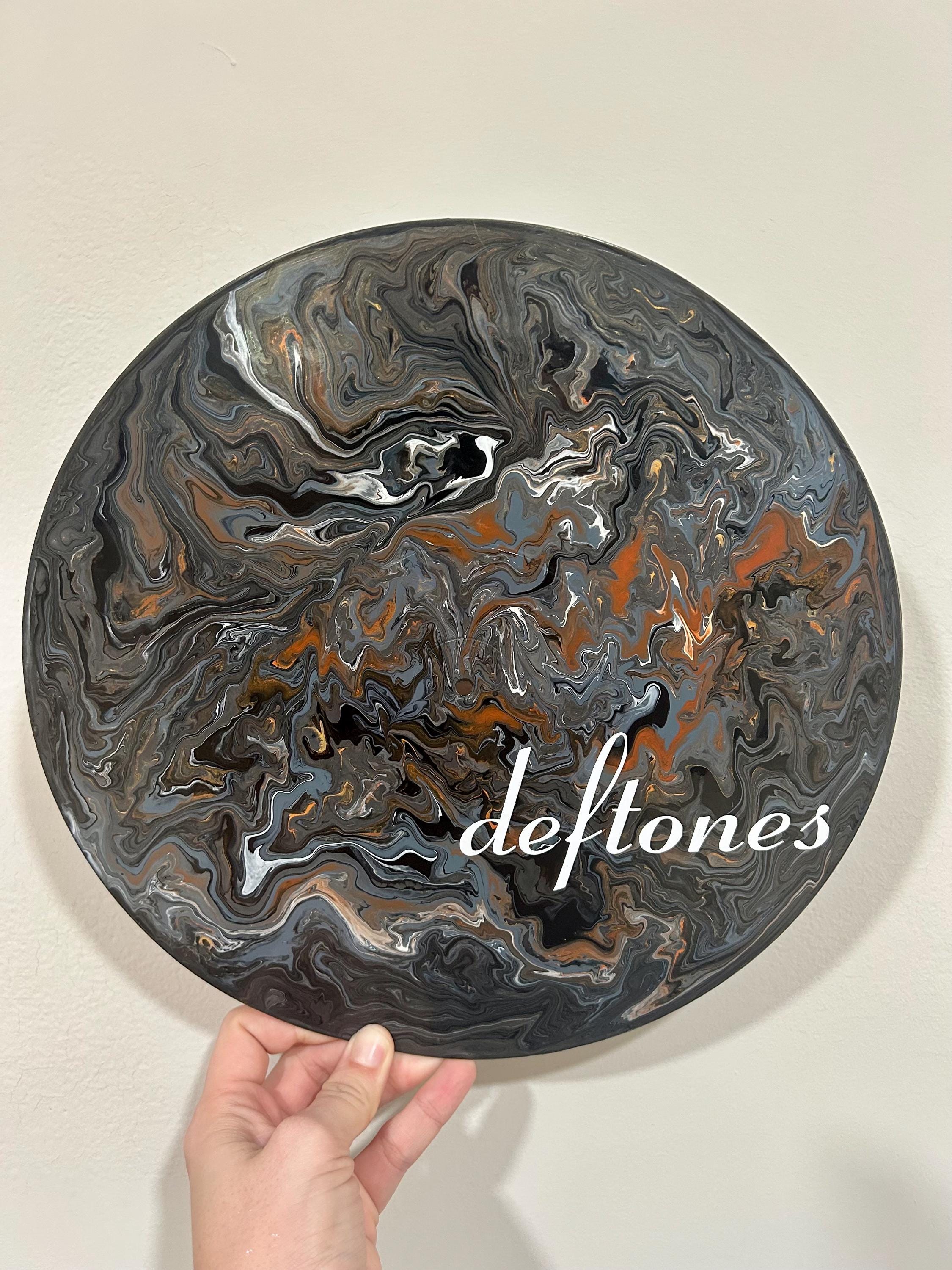 Deftones Fan Art | Painted Vinyl Record Wall Decor - Etsy