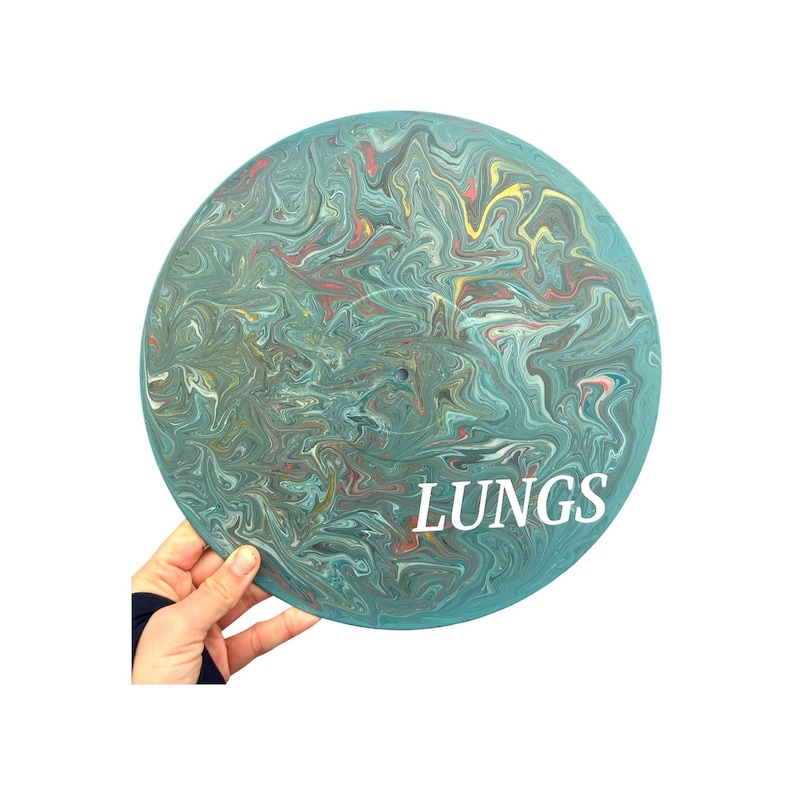 Florence & the Machine Lungs Album Wall Art | Custom Painted Vinyl ...