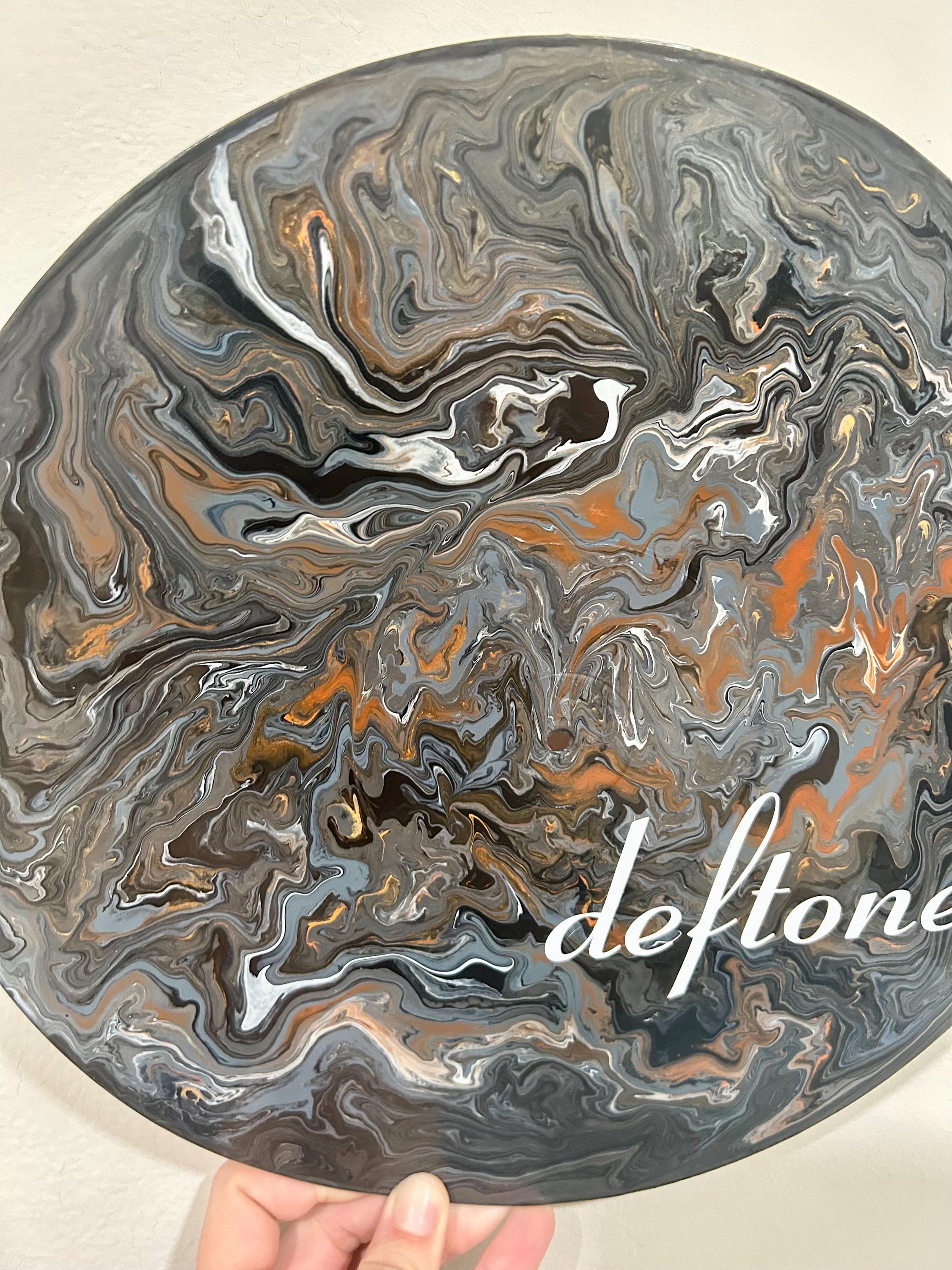 Deftones Fan Art | Painted Vinyl Record Wall Decor - Etsy