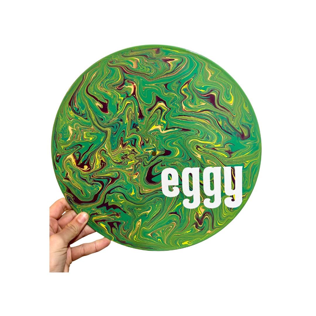 Eggy Band Painted Vinyl Record Art - Etsy