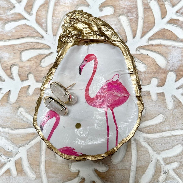 Oyster Shell Flamingo - Etsy