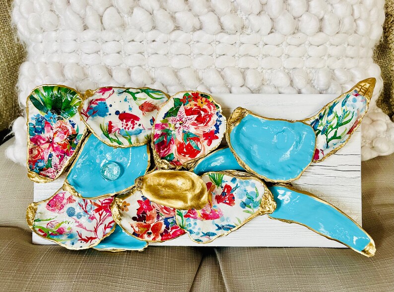 Mahi Oyster Shells on Reclaimed Barn Wood! - Etsy