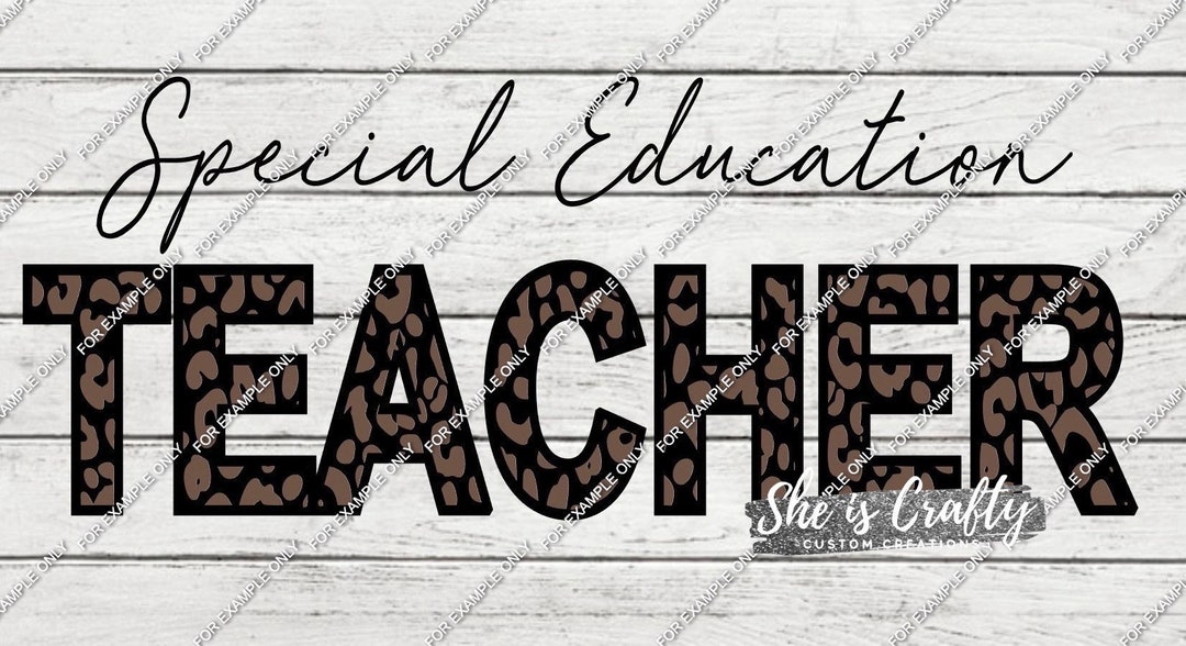 Special Education Teacher SVG, Special Education Teacher PNG, Sped ...