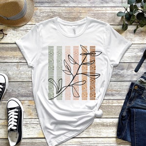 Plant Shirt, Boho T-shirt, Floral Shirt, Botanical Shirt, Flower Shirt ...