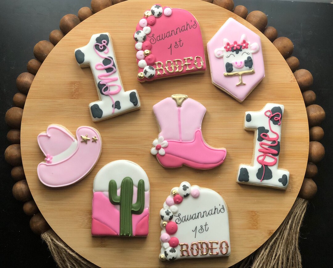 My First Rodeo Birthday Sugar Cookies - Etsy