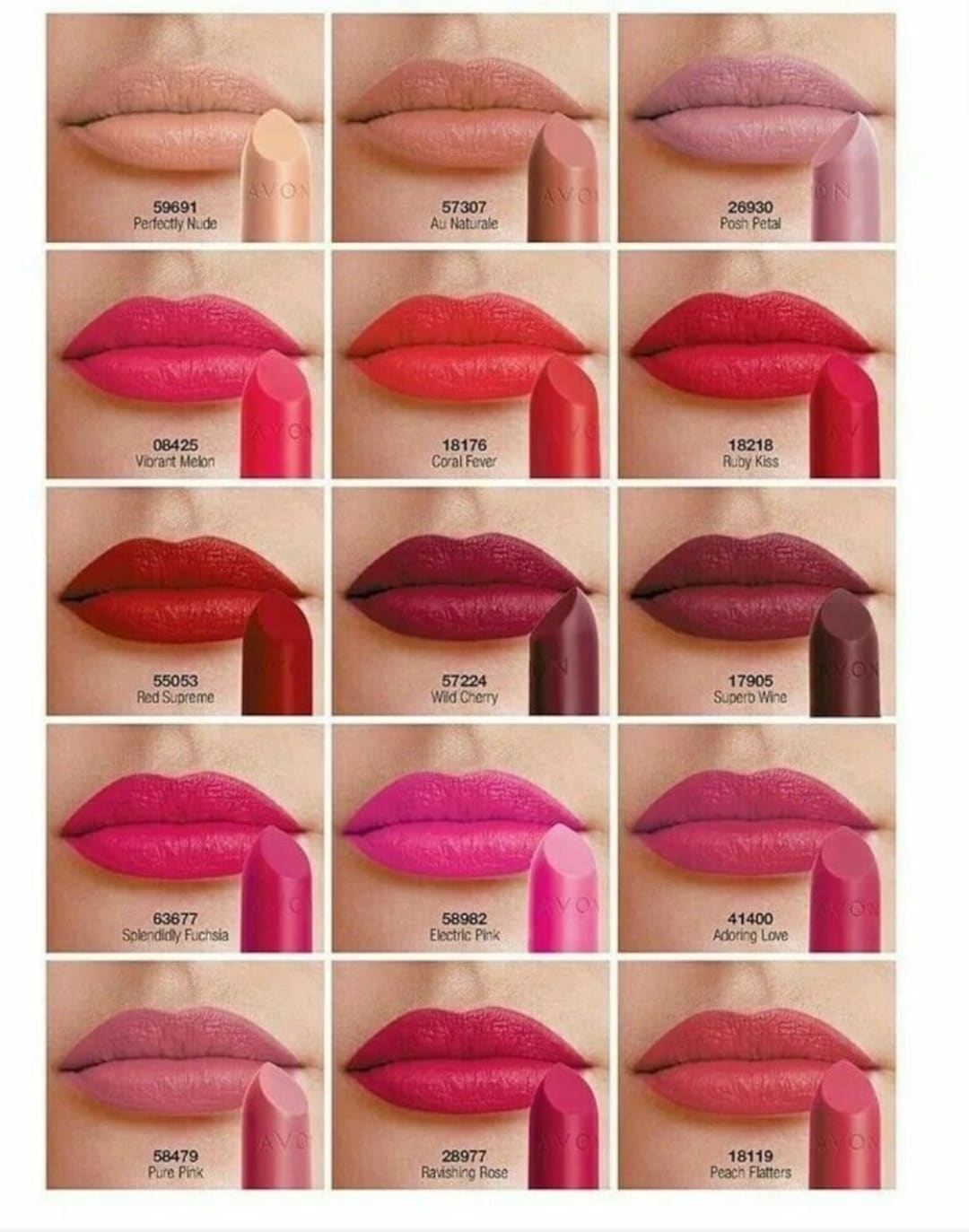 Avon True Colour Perfectly Matte Lipstick Shade Electric Pink new and ...