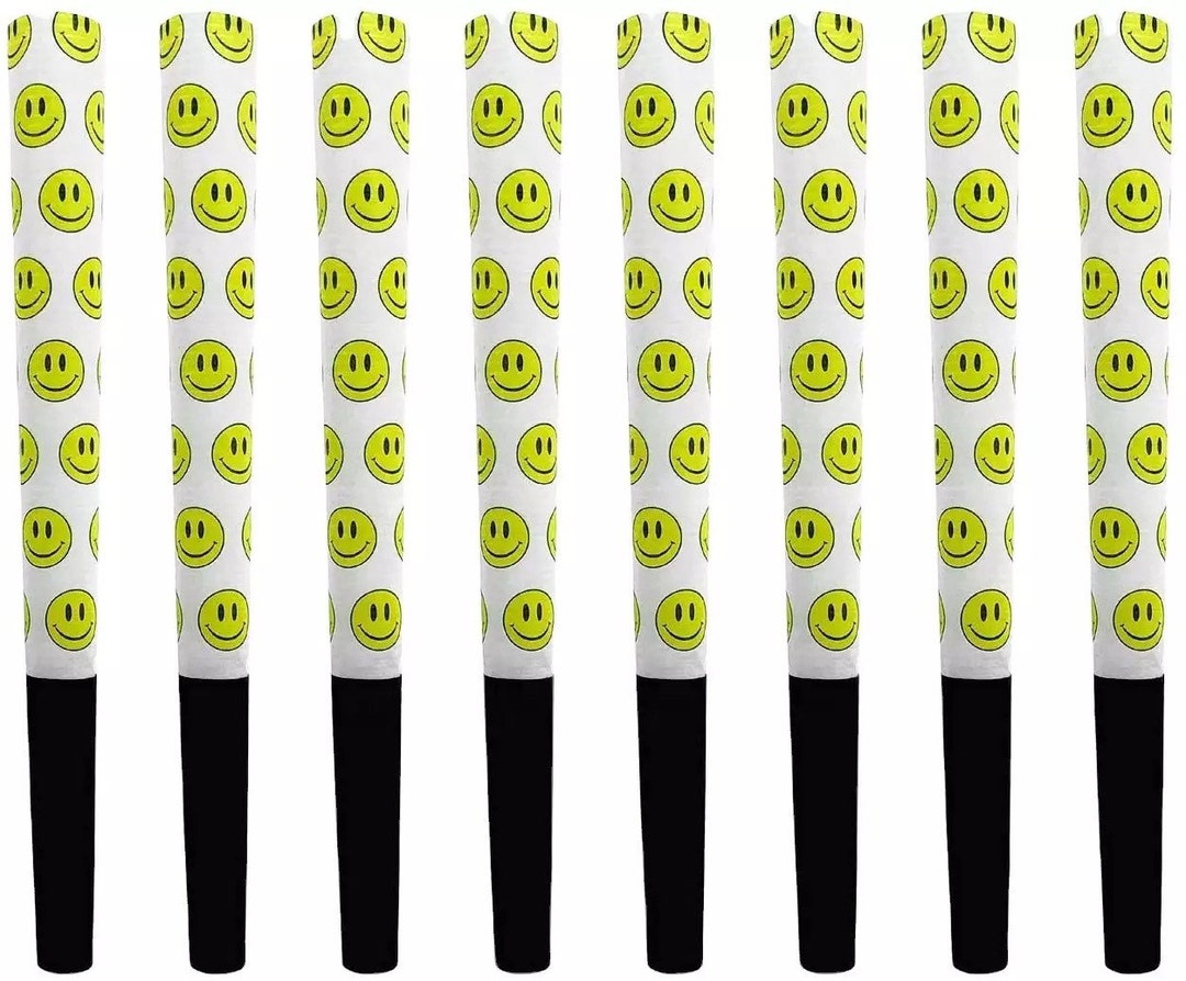 Smile Face 8 Pack of Prerolled Cones/ Smoking Cones/ Rolling - Etsy
