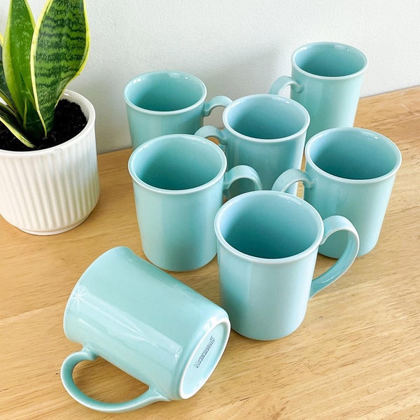 Turquoise Mugs - Etsy