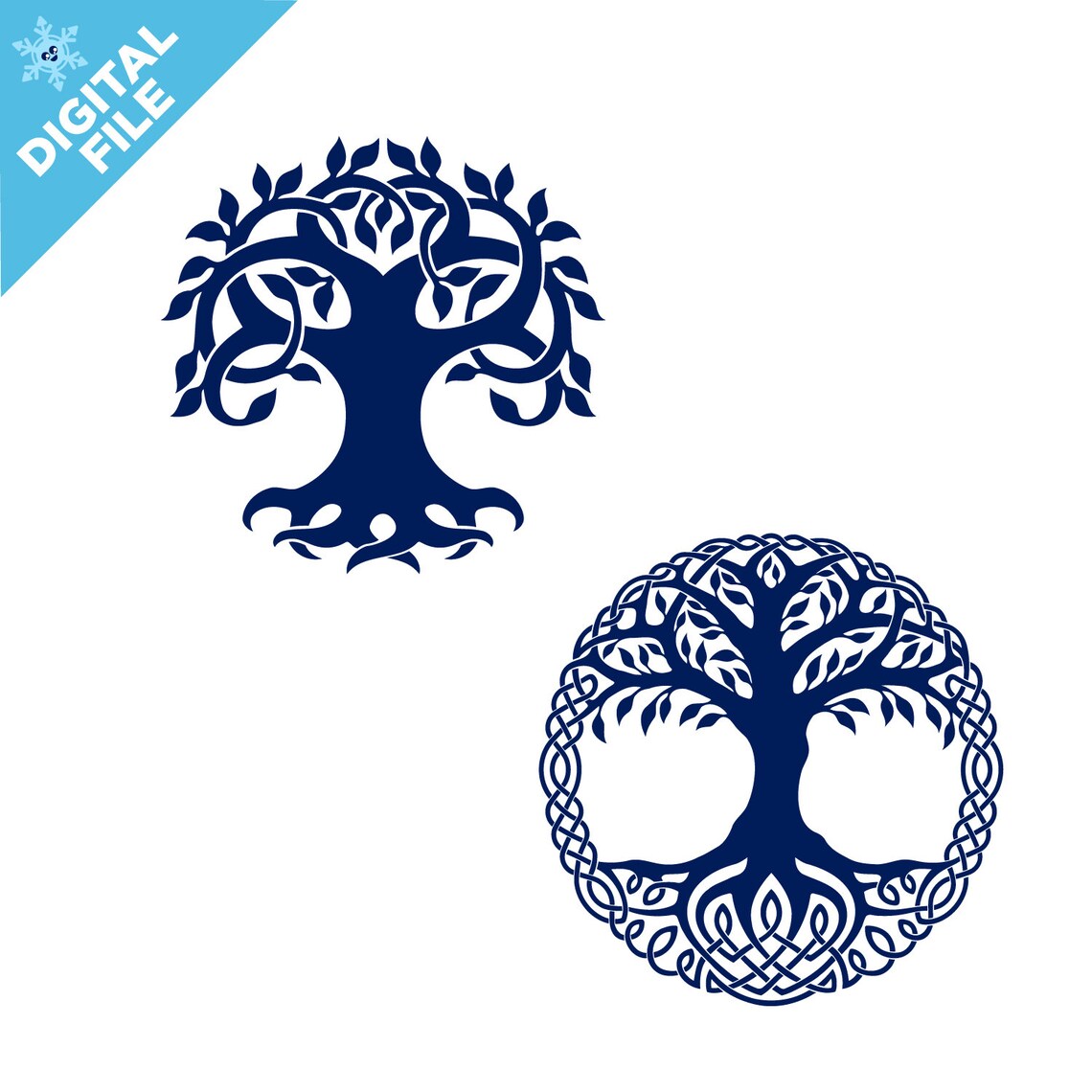 Tree of Life Set of 15 Designs Celtic Tree Svg/dxf/png/pdf, Cut Files ...