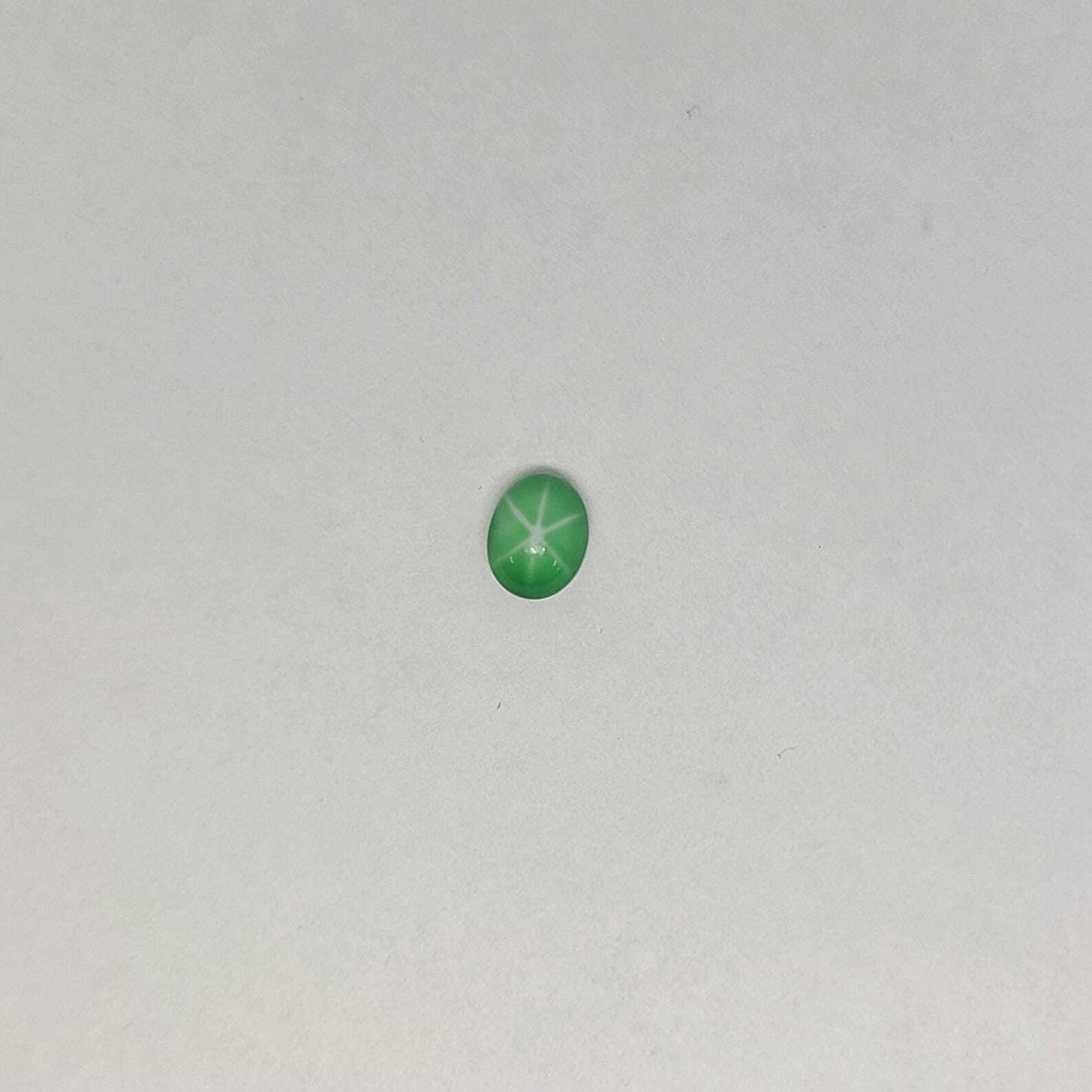 Star Green Sapphire Oval 10x8mm Synthetic Cabochon - Etsy