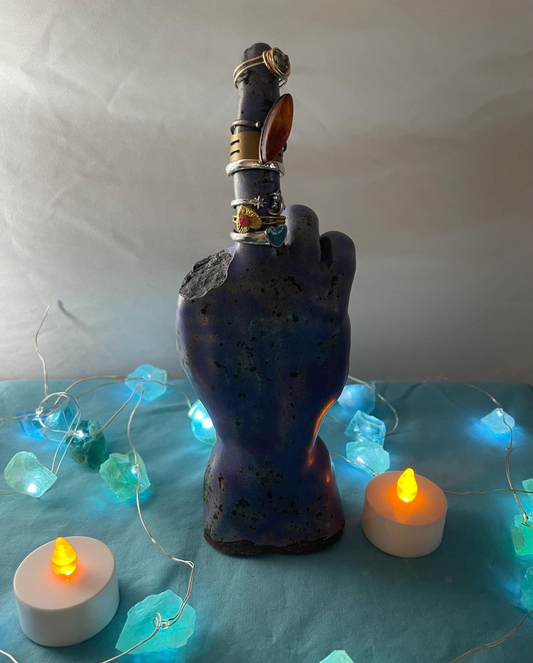 Middle Finger Ceramic Ring Holder - Etsy