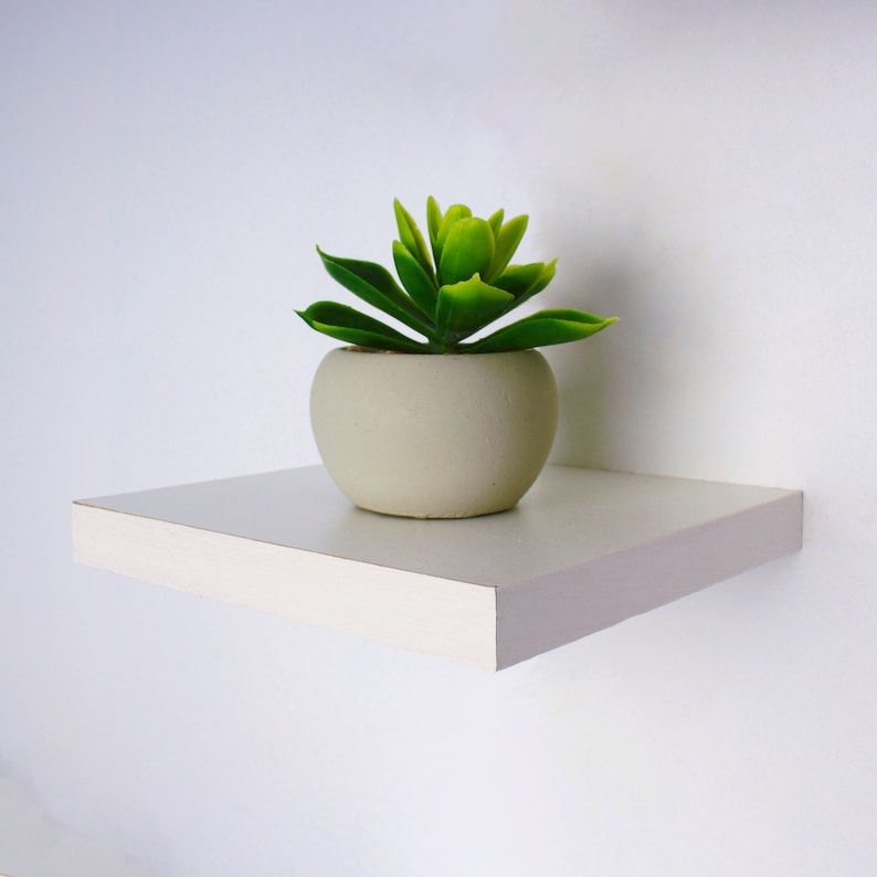 White Shelf, Custom Minimalist Shelf, Small Shelf, Plant Shelf ...