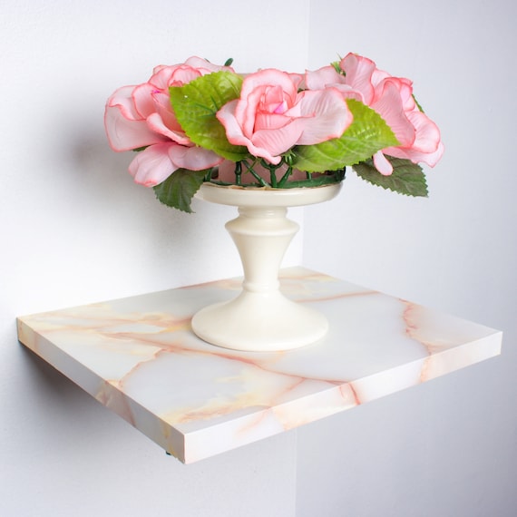 Modern Marble Imitation Floating Shelf Nursery Shelf Custom - Etsy