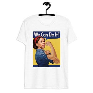 Kamala Harris as Rosie the Riveter Short Sleeve T-shirt - Etsy