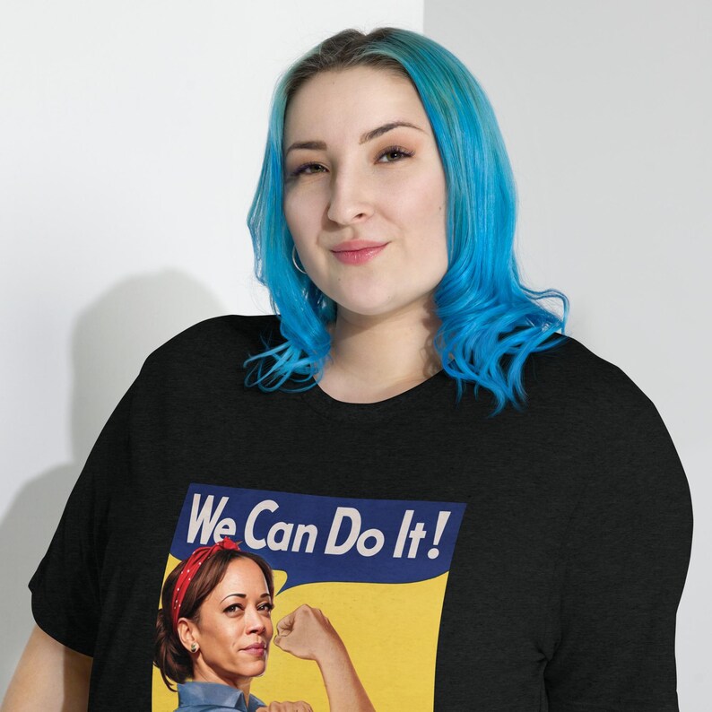 Kamala Harris as Rosie the Riveter Short Sleeve T-shirt - Etsy